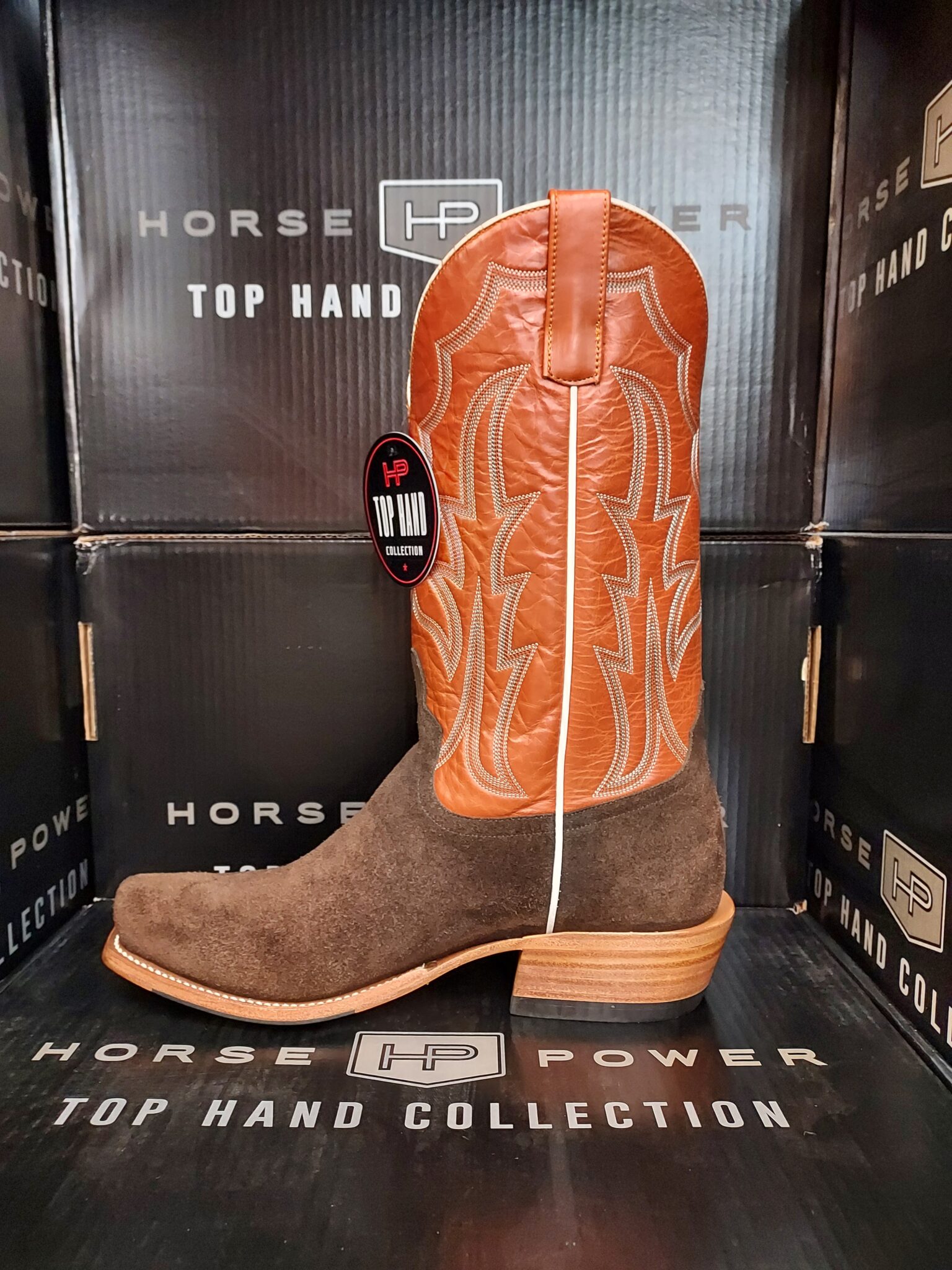 Top Hand HP9503 Chocolate Suede - Little Joe's Boots