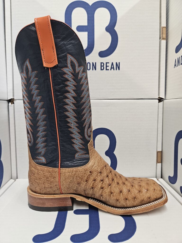 Anderson Bean S3016 Brandy Bruciato FQ Ostrich - Little Joe's Boots