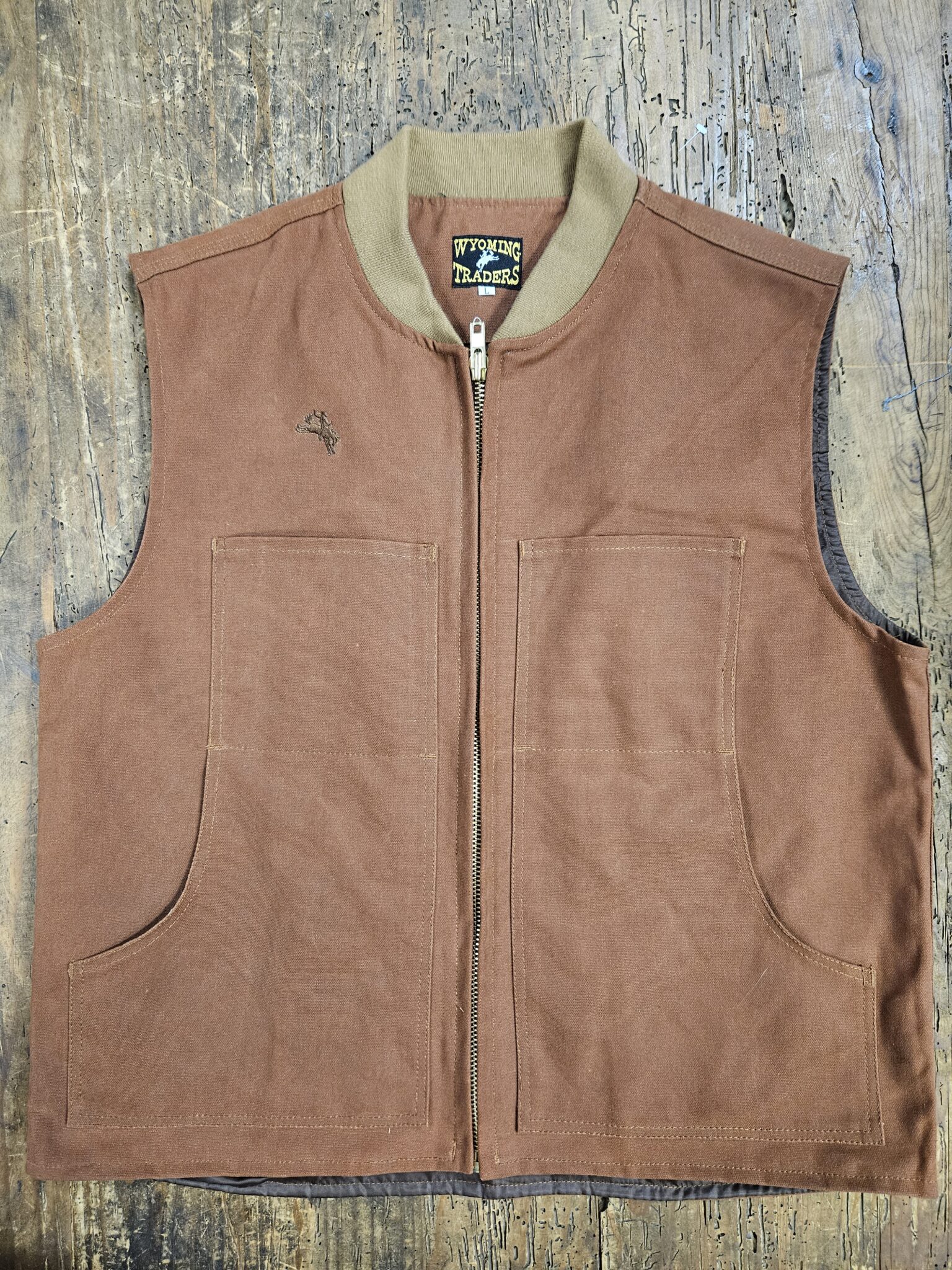 Wyoming Dillon Waxed Canvas Vest - Little Joe's Boots