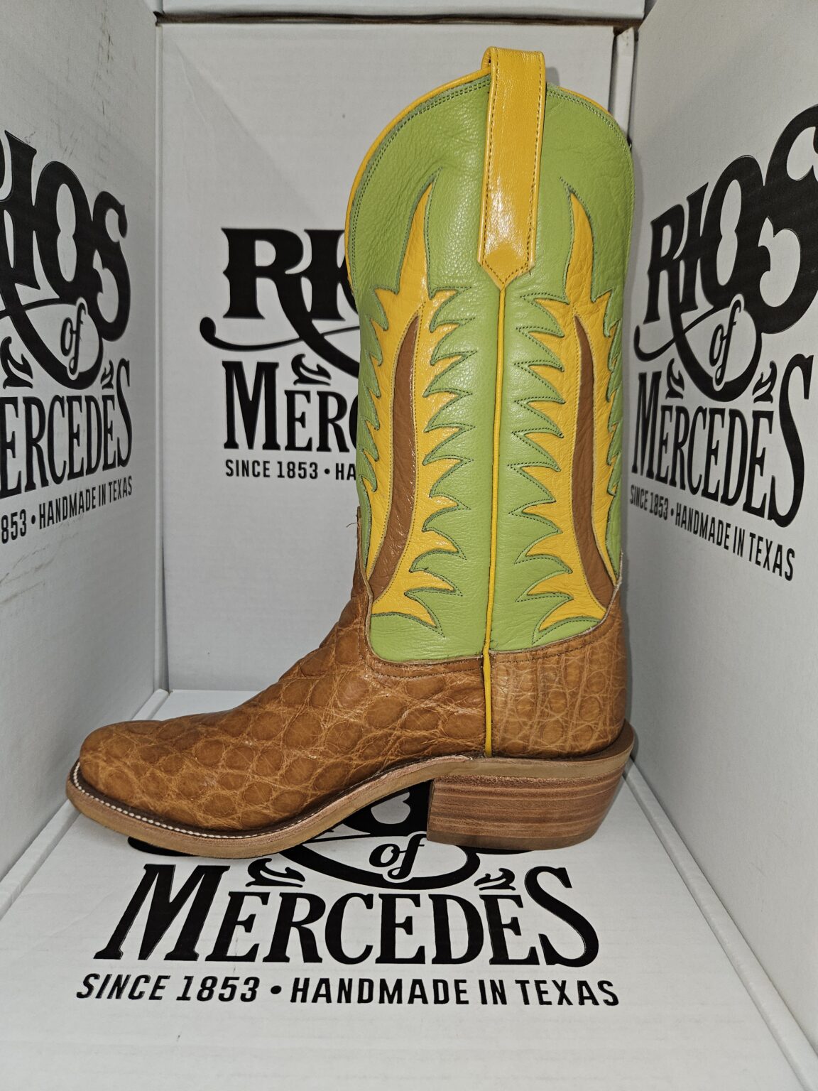 Rios of Mercedes Cognac Big Gator - Little Joe's Boots
